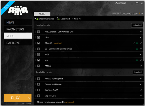 Launcher - Mod Handling – Arma 3 - Bohemia Interactive Community