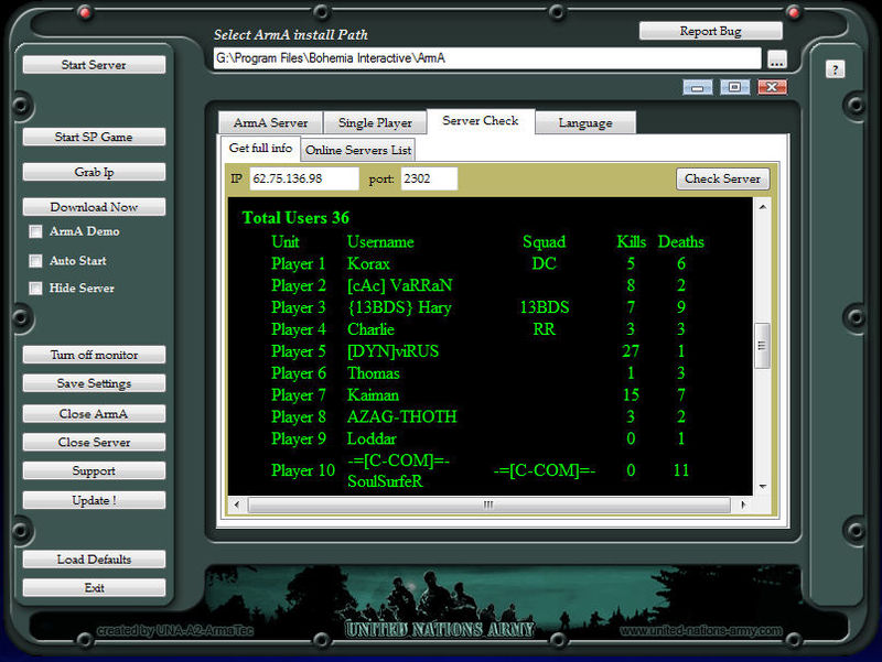 ArmAtechSquad Dedicated Server Tool - Bohemia Interactive Community