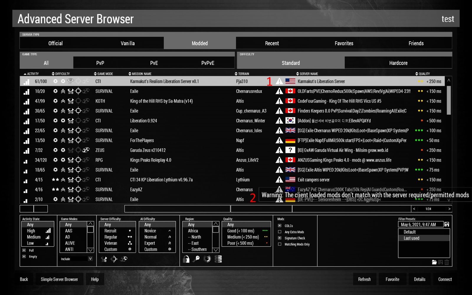 Enhanced Multiplayer Menu – Arma 3 - Bohemia Interactive Community