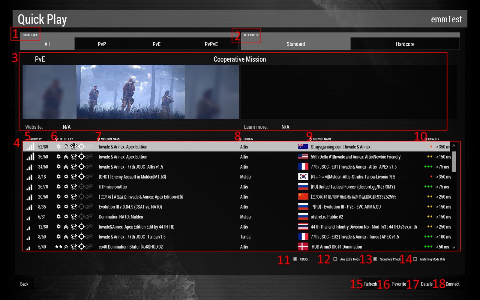 Enhanced Multiplayer Menu – Arma 3 - Bohemia Interactive Community