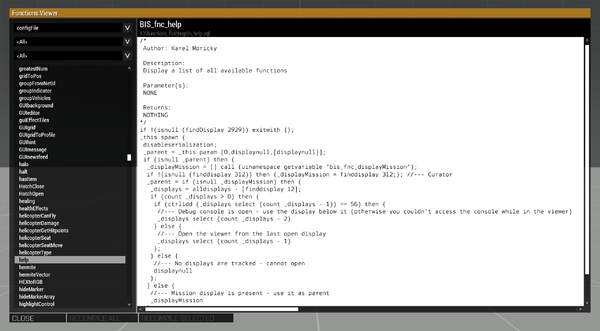 Functions Viewer – Arma 3 - Bohemia Interactive Community