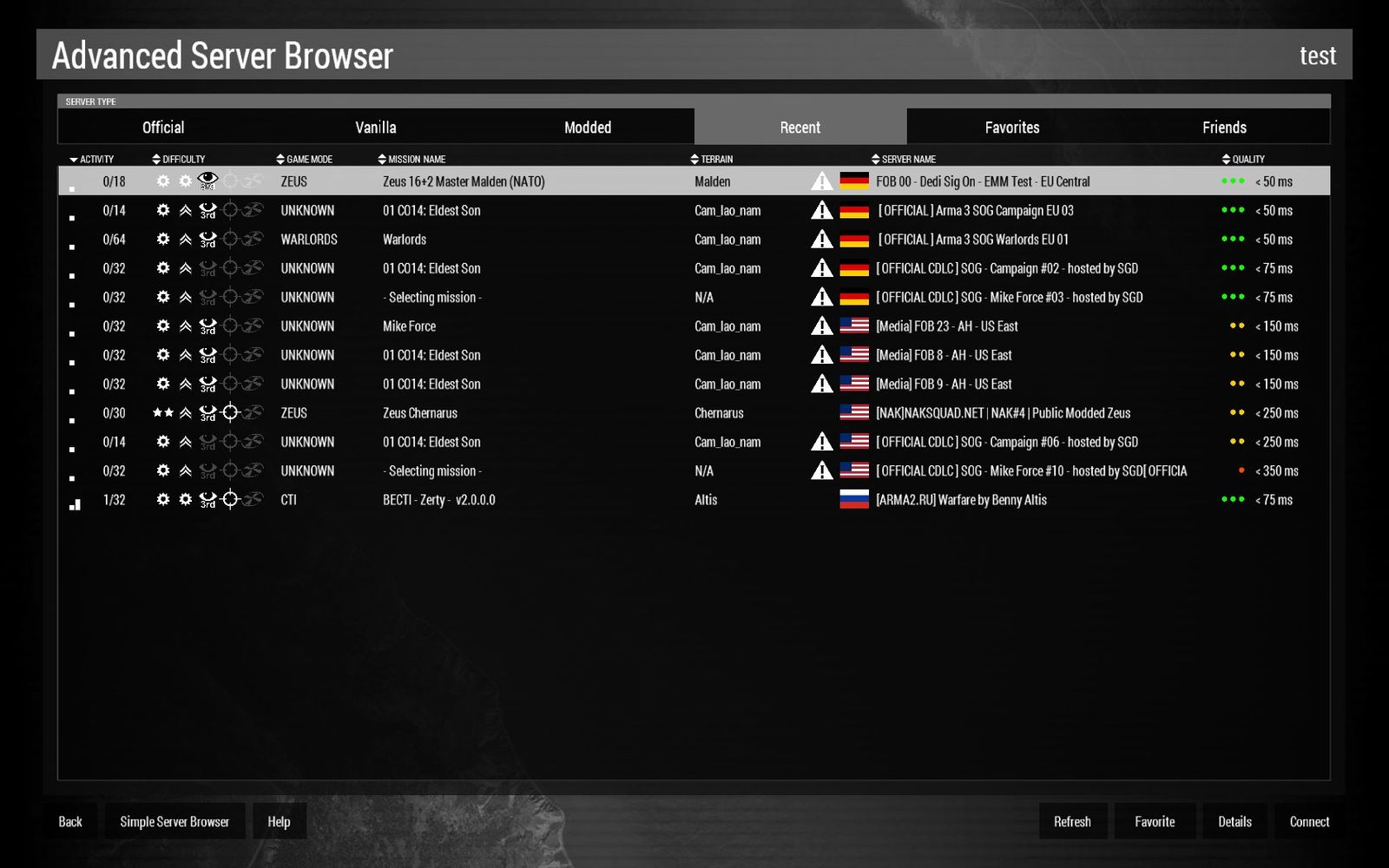 Enhanced Multiplayer Menu – Arma 3 - Bohemia Interactive Community