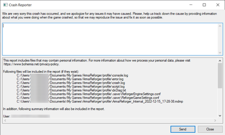Crash Report – Arma Reforger - Bohemia Interactive Community