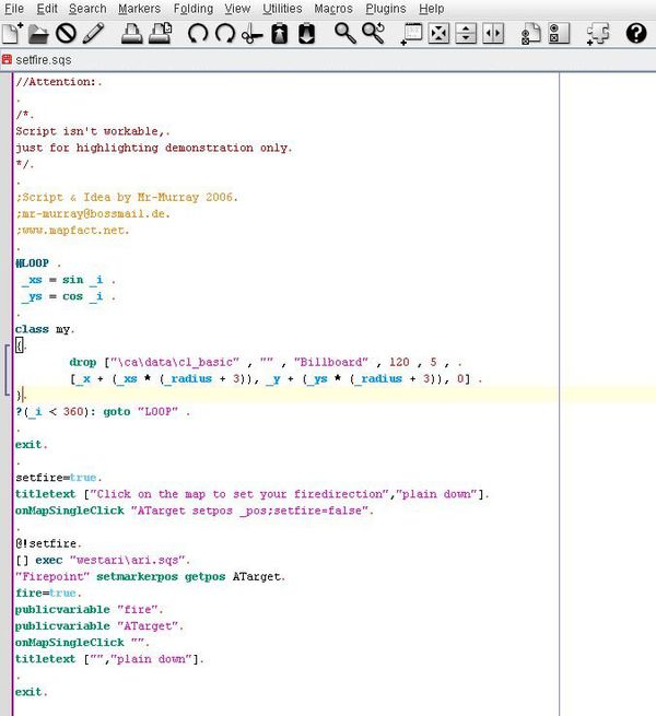 JEdit Syntax Highlighting - Bohemia Interactive Community JEdit Syntax Highlighting - Bohemia Interactive Community